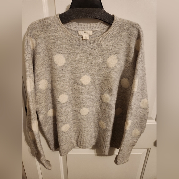 H&M | Sweaters | Polka Dot Sweater | Poshmark